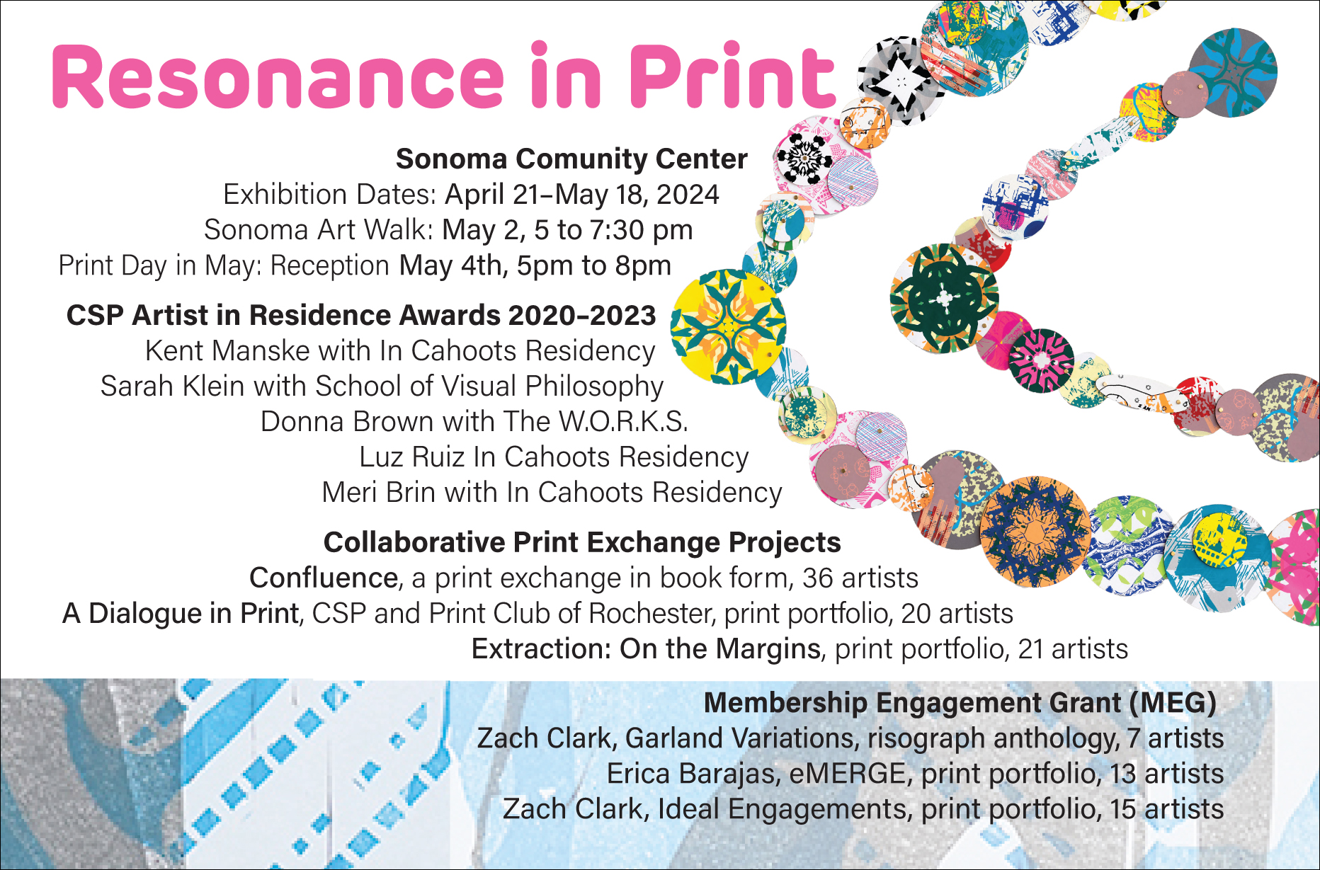 Resonance in Print Exhibition & Events – California Society of Printmakers